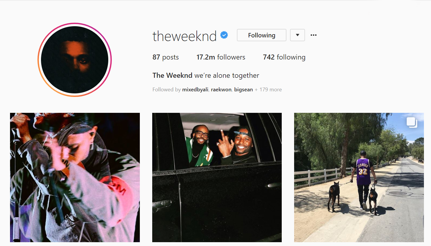 weeknd-instagram-screenshot – DJBooth